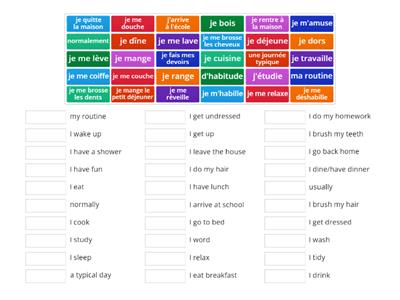 French Daily routine past - Teaching resources
