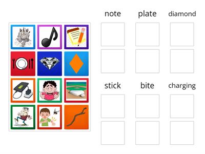 Homonyms game - Teaching resources