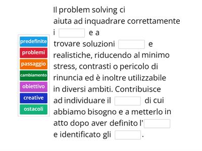 Problem solving - Risorse didattiche