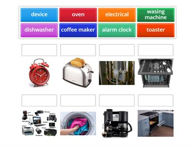 Home appliances - Teaching resources