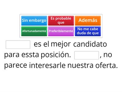Conectores - Recursos didácticos
