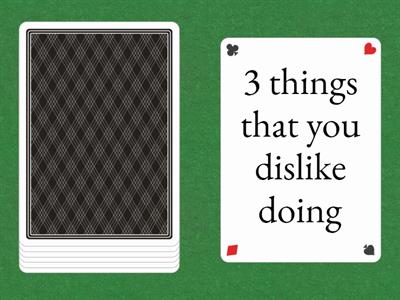 Name 3 things game - Учебные ресурсы