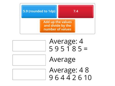 Mean averages - Teaching resources