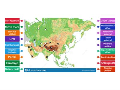 Slepá mapa rieky - Učebné zdroje