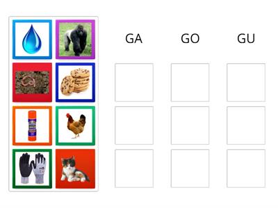 Classe prima schede ga go gu - Teaching resources