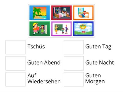 Begrüßungen - Teaching resources