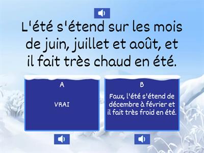 Les mois et les saisons - Ressources pédagogiques