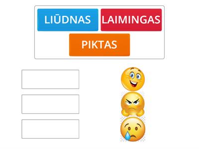 Emocijos - Mokymo ištekliai