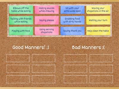 Manners - Teaching resources