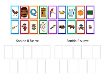 Fonema r suave y r fuerte - Recursos didácticos