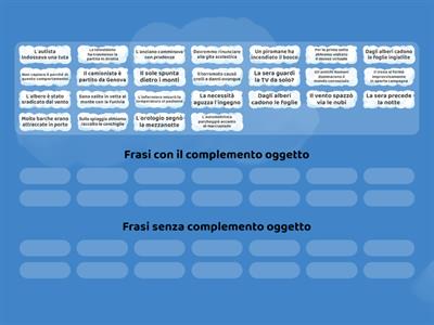 Complemento oggetto - Risorse didattiche