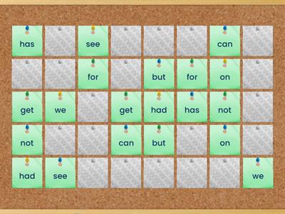 Sight word picture match - Teaching resources