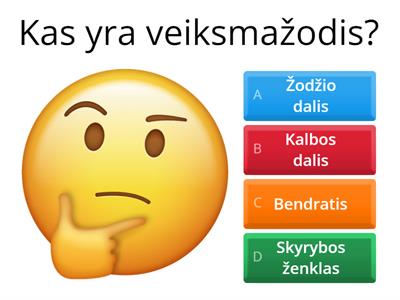 Veiksmažodis - Mokymo ištekliai