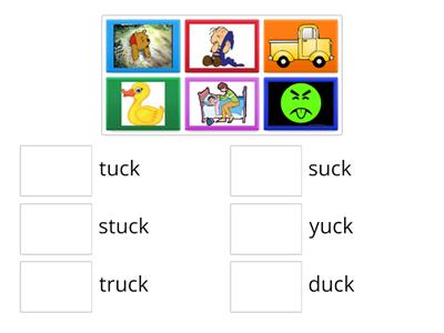 Uck word family - Teaching resources