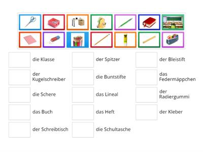 Schulsachen - Teaching resources