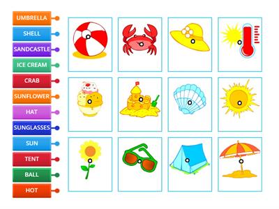 Wordwall summer - Materiały dydaktyczne