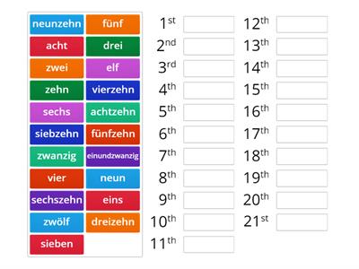 Zahlen - Teaching resources