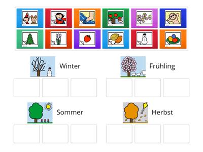Jahreszeiten und monate - Unterrichtsmaterialien
