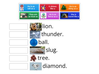 Similes interactive - Teaching resources
