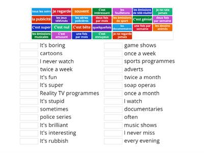 Tv programmes - Teaching resources