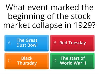 Great depression - Teaching resources