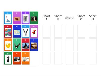Short vowel a game - Teaching resources
