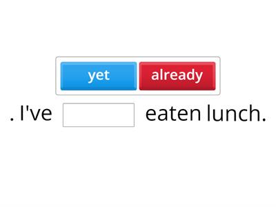 Already yet - Teaching resources