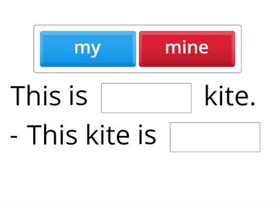 Mine hers his theirs ours - Учебные ресурсы