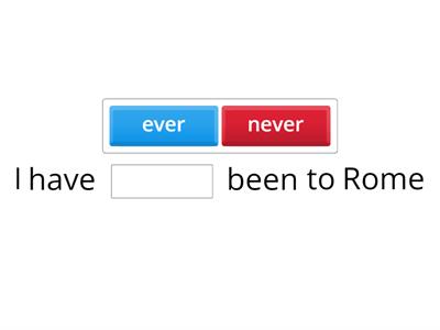Ever never - Teaching resources