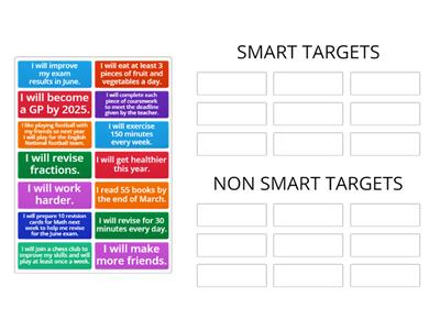 Smart targets - Teaching resources