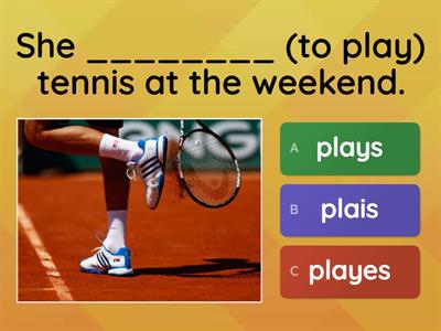 Present simple 3rd person singular - Teaching resources