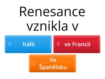 Renesance - Výukové zdroje
