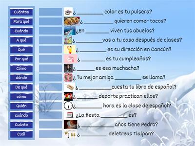 Particulas interrogativas - Recursos didácticos