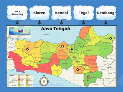 Peta buta jawa tengah - Sumber daya pengajaran