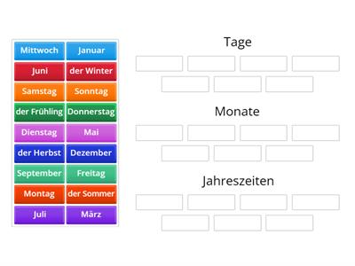 Monate - Teaching resources