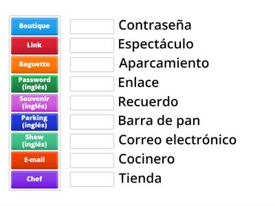 Extranjerismos - Recursos didácticos