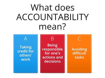 Responsibility - Teaching resources