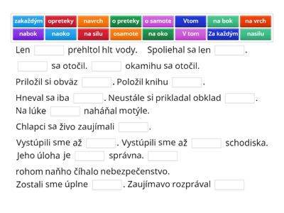 Určovanie slovných druhov - Učebné zdroje