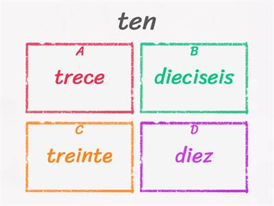 Spanish Los números 1 30 - Teaching resources