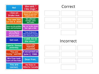 Punctuation game - Teaching resources