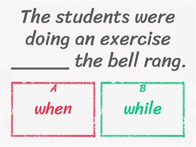 When vs while - Recursos didácticos