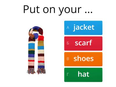 Put on take off - Учебные ресурсы