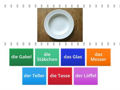Deutsch geschirr und besteck wortschatz - Teaching resources