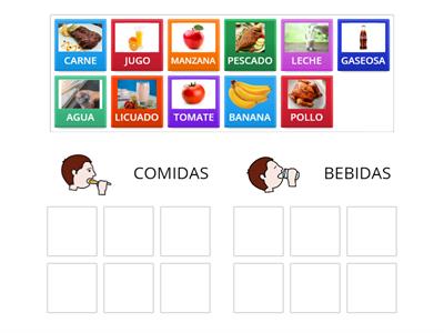 Comidas y bebidas - Recursos didácticos