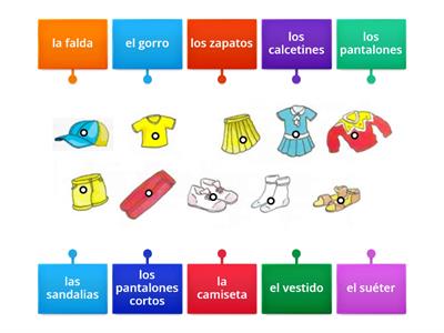 La ropa espanol - Teaching resources