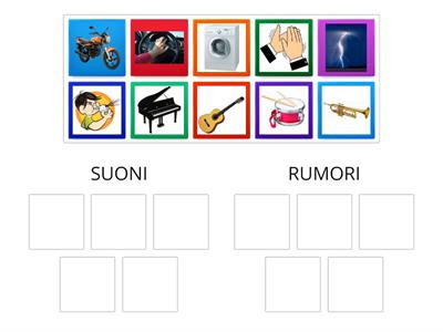 Primaria Musica Classe prima suoni e rumori - Risorse didattiche