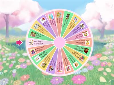 Conversation topics spinner - Teaching resources