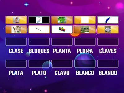 Palabras pl bl - Recursos didácticos