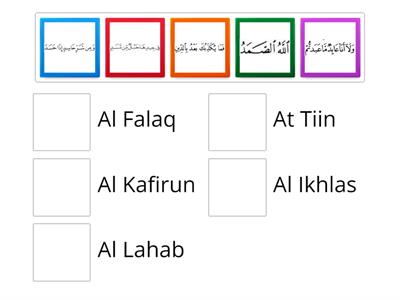 Surah pendek juz 30 - Sumber daya pengajaran