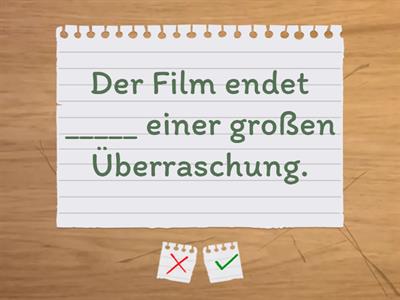 Pronominaladverbien - Unterrichtsmaterialien